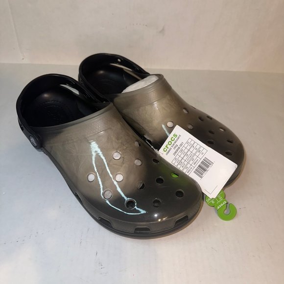 CROCS | Shoes | Crocs Mens Classic Translucent Clogs Slip On Water ...